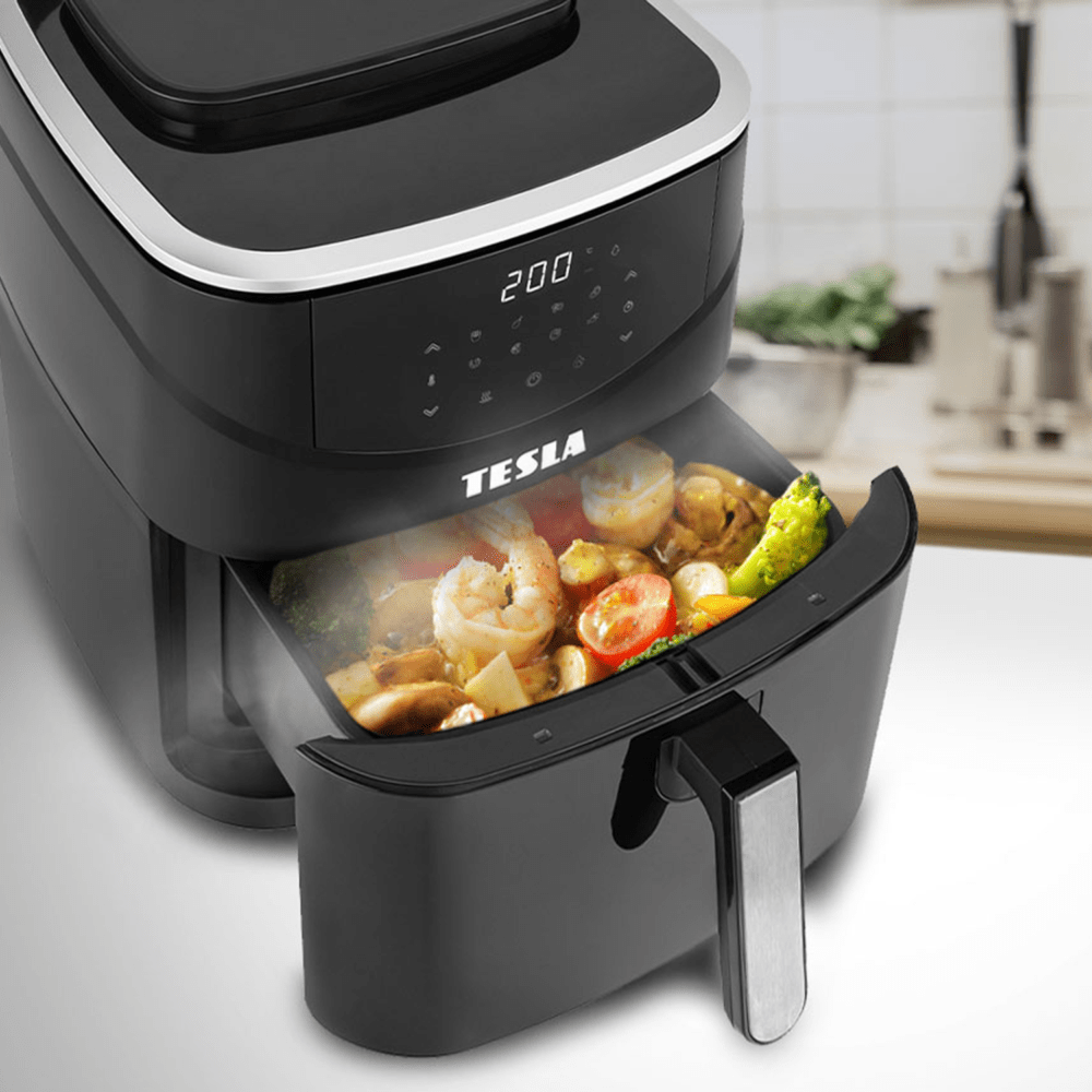 TESLA Electronics | TESLA AIRCOOK & STEAM QS500 – MULTIFUNKČNÍ PARNÍ A ...